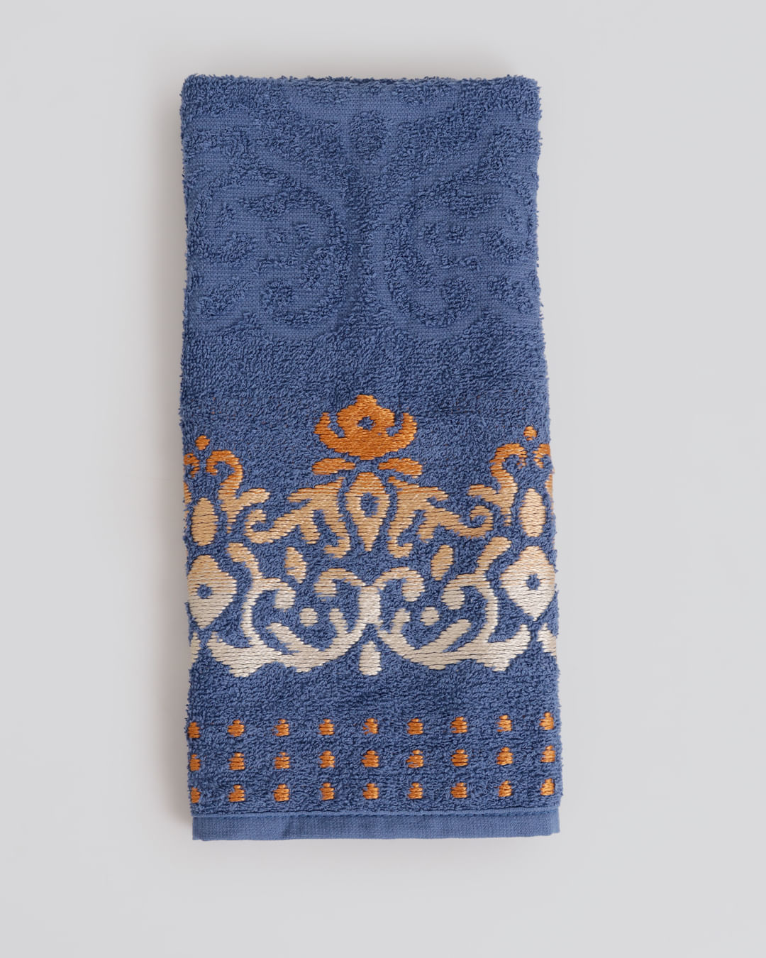 Toalha de Rosto Royale 48cmx70cm Bordada Valletex Azul