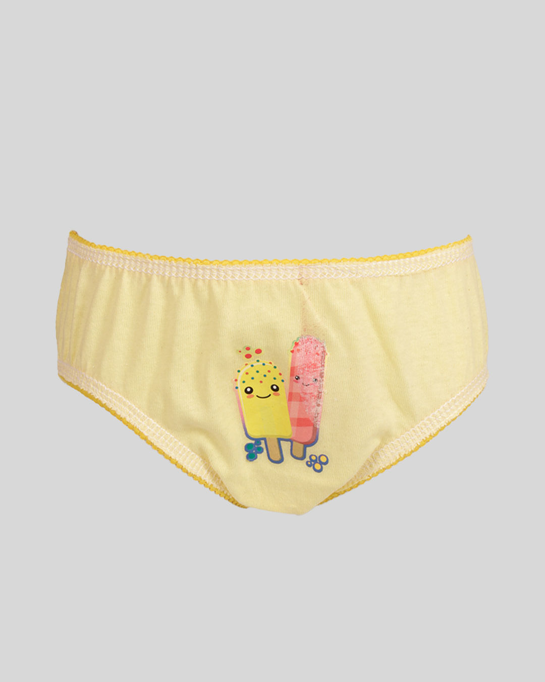 Kit 3 Calcinhas Infantil Básica Estampa e Cores Sortidas Tamanho 8 ...