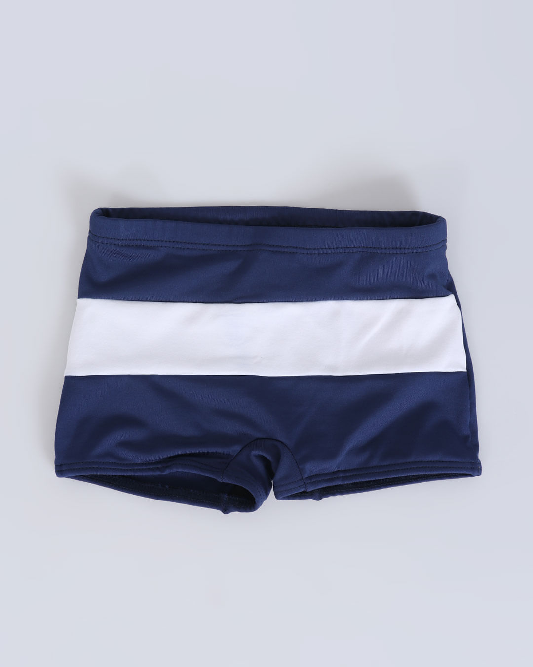 Sunga Boxer Bebê Recorte Branco Marinho | Lojas Torra