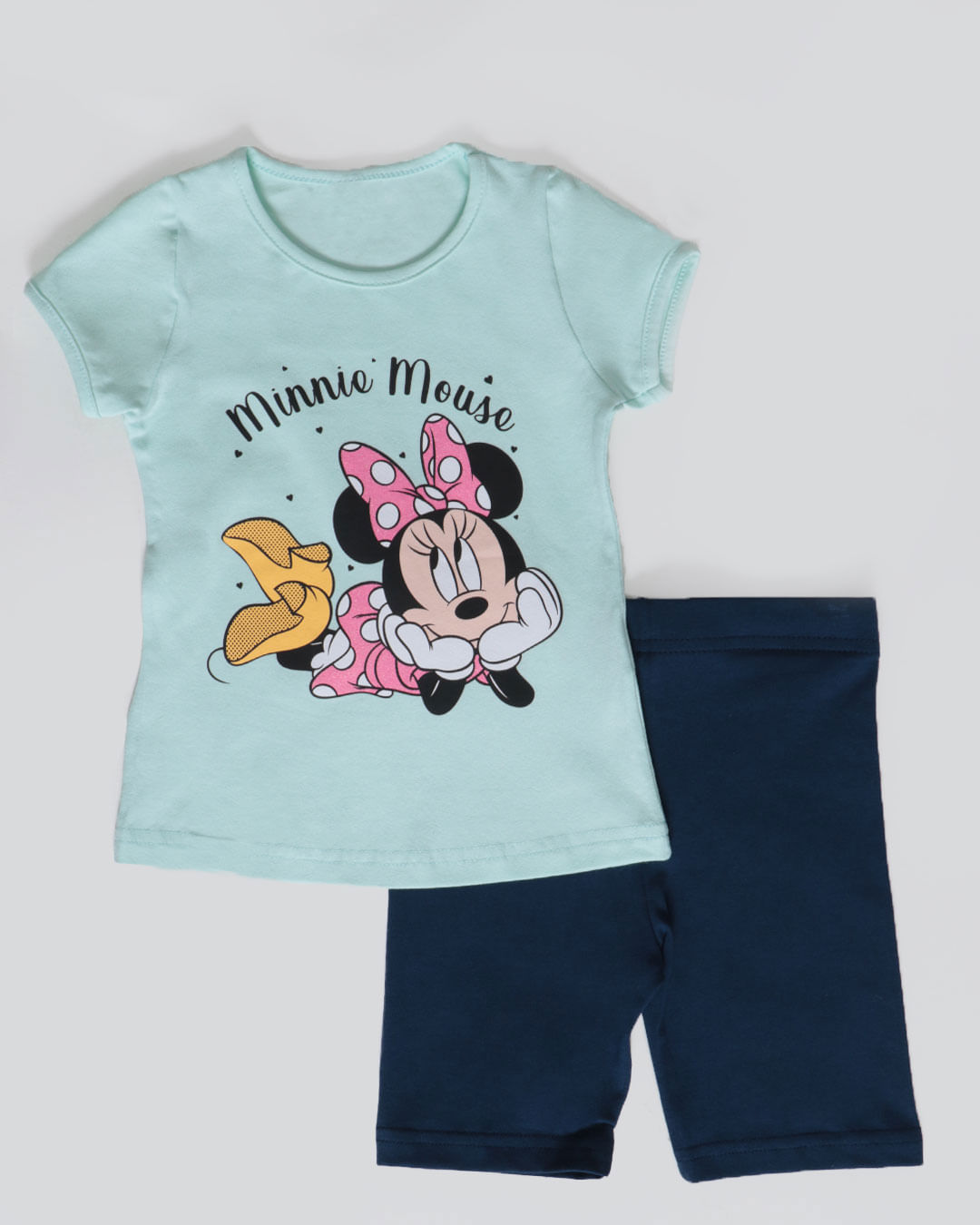 Conjunto Bebê Minnie Mouse Disney Verde Claro | Lojas Torra