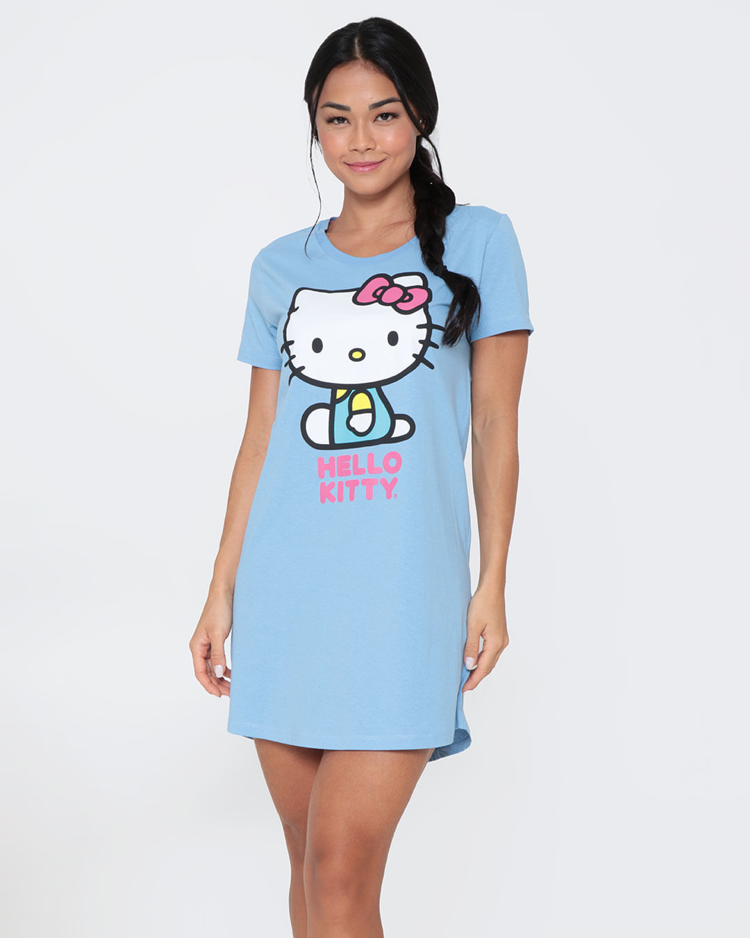 Camisola Feminina Estampa Hello Kitty Azul | Lojas Torra - Lojas Torra