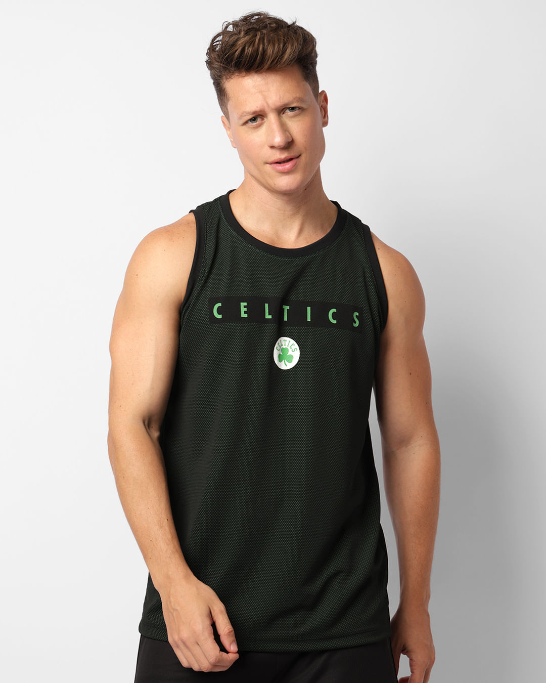Regata Masculina Esportiva Basquete Celtics NBA Oficial Verde