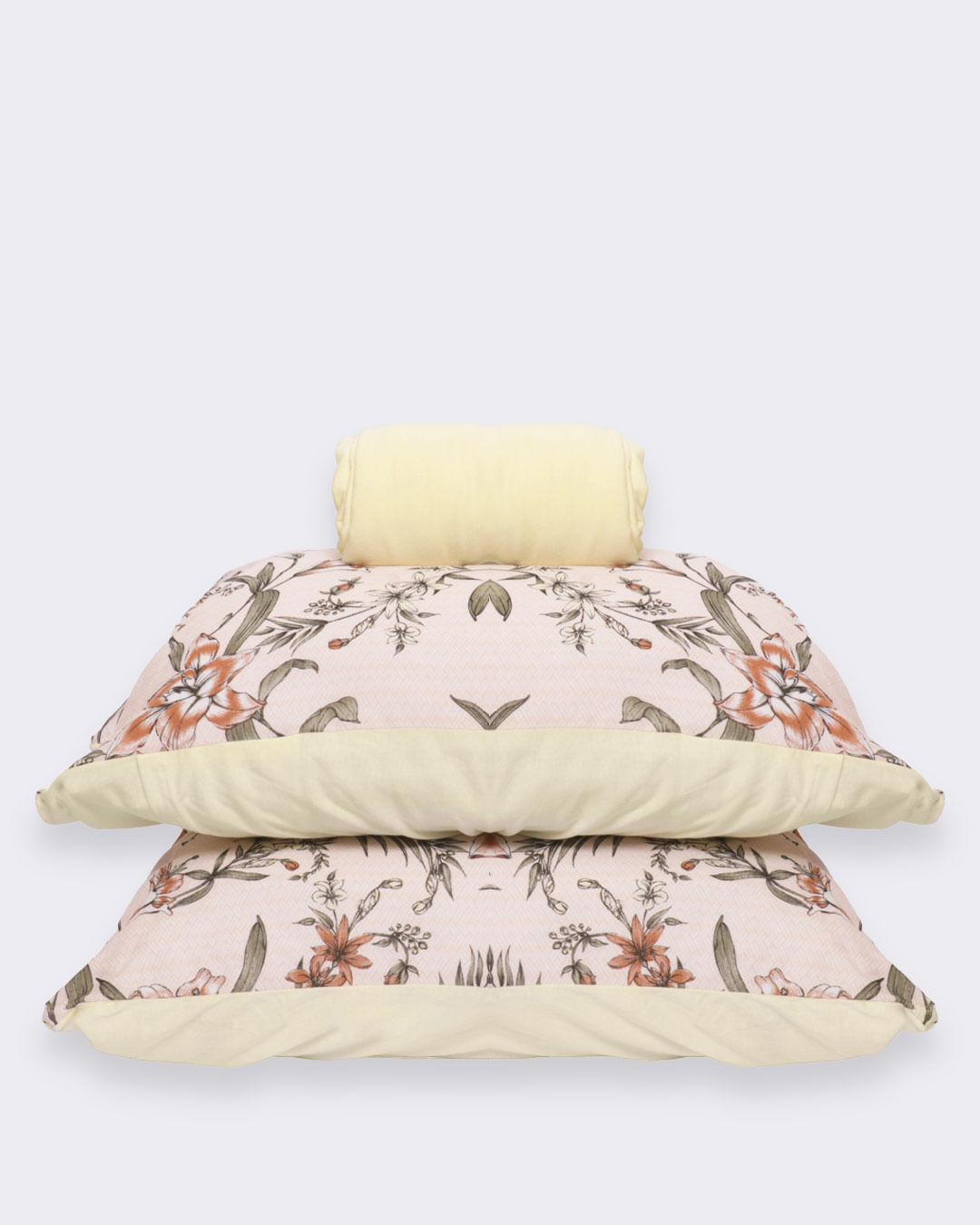 Jogo De Cama Queen Slim 3 Peças Andromania Estampa Amarelo